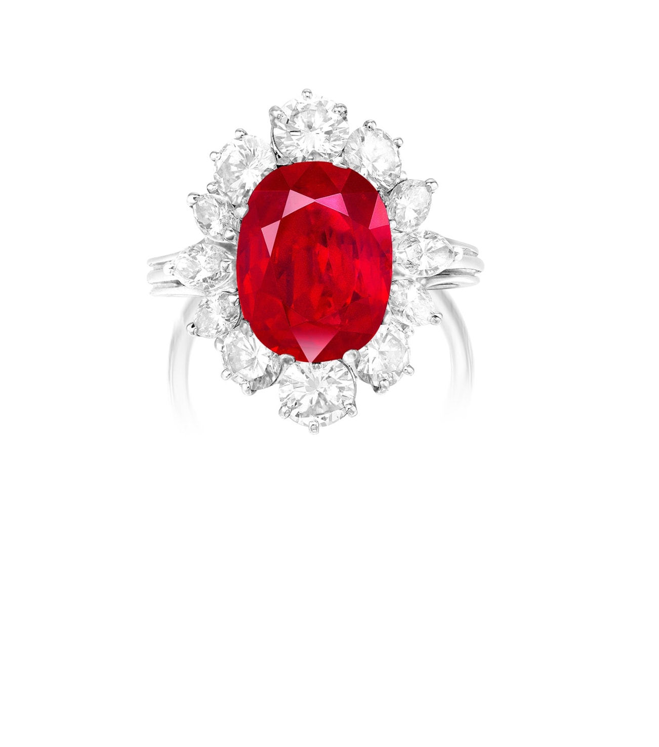 Superb Ruby and Diamond Ring Jewels and Jadeite