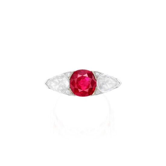 Ruby and Diamond Ring Hong Kong Jewels: Online Auction