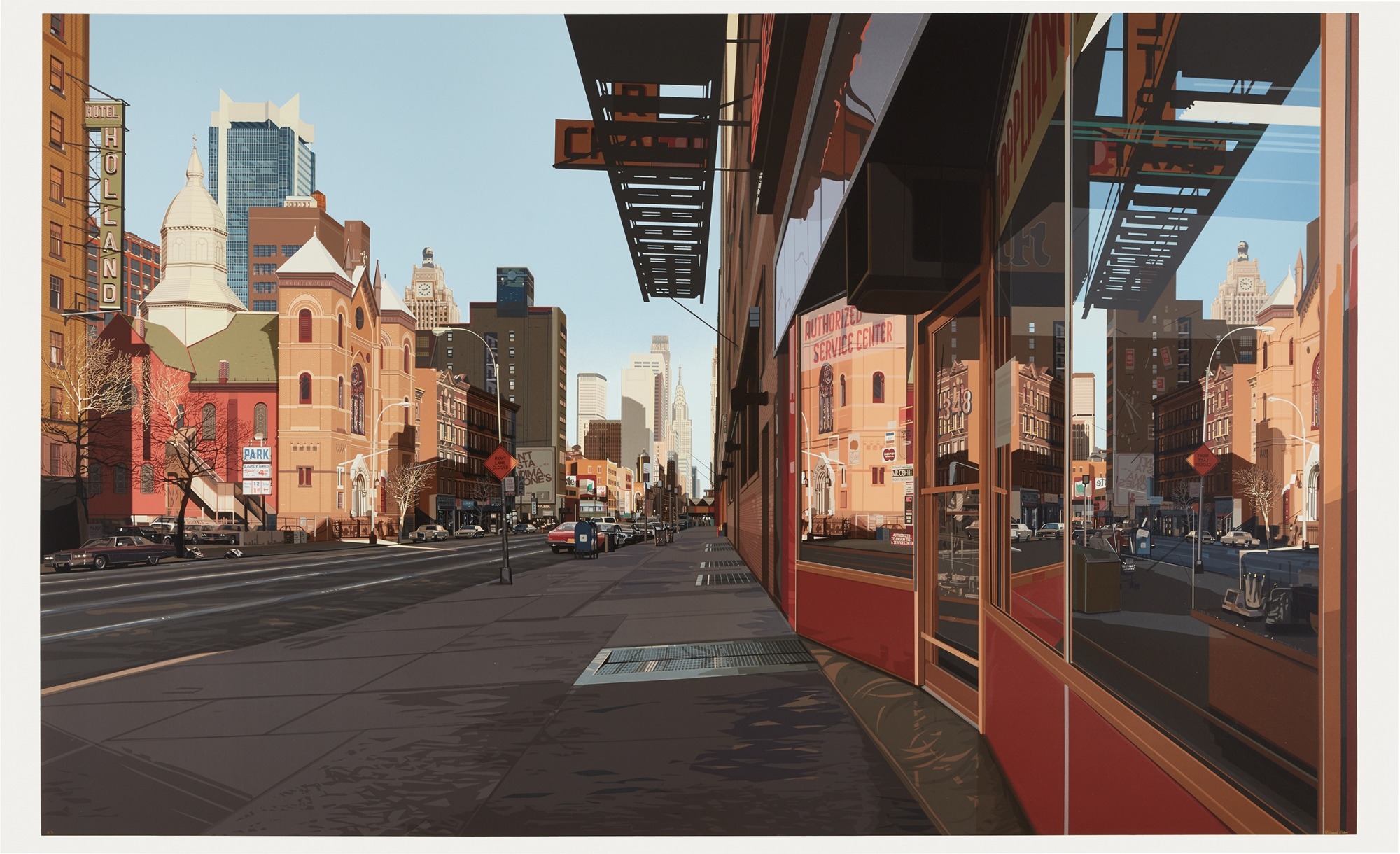 Richard Estes Editions & Works on Paper