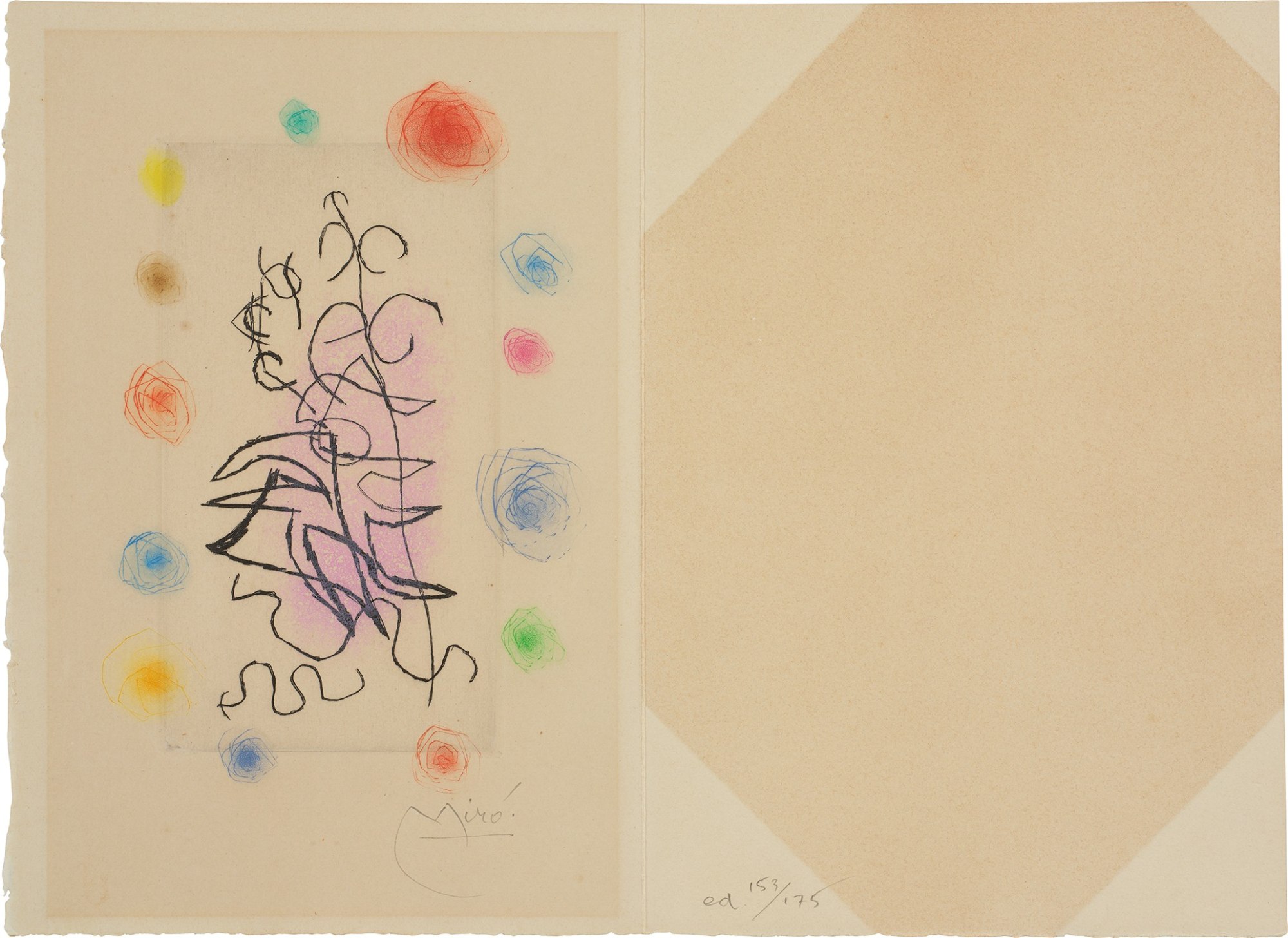 Joan Miró MODERNISM 1880-1960: Editions & Works on Paper